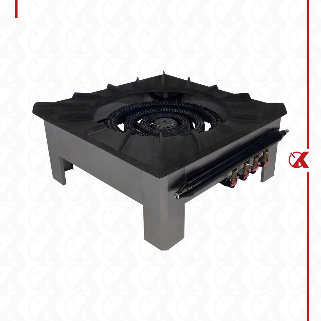 On-Ground Multi Burner Furnace Stove - KiTech